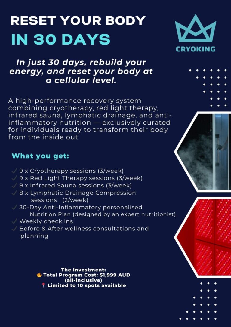 Reset your body in 30 days - Cryo King